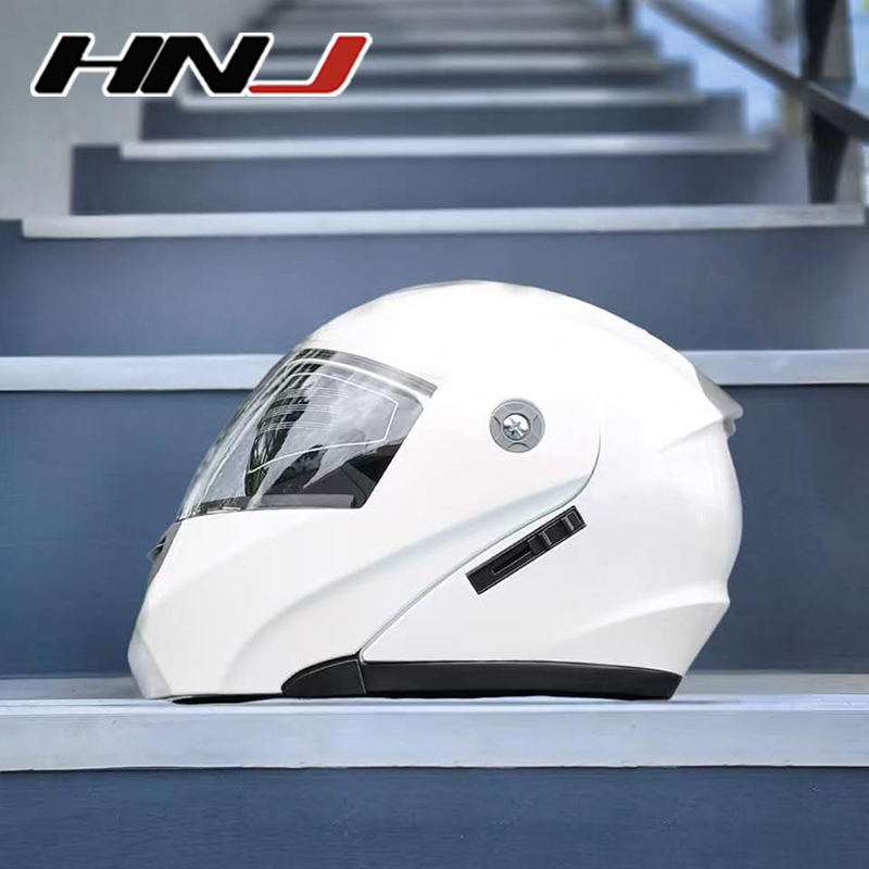 HNJ Modular Dual Visor Helmet Full Face for Motorcycle Men Women ICC ...