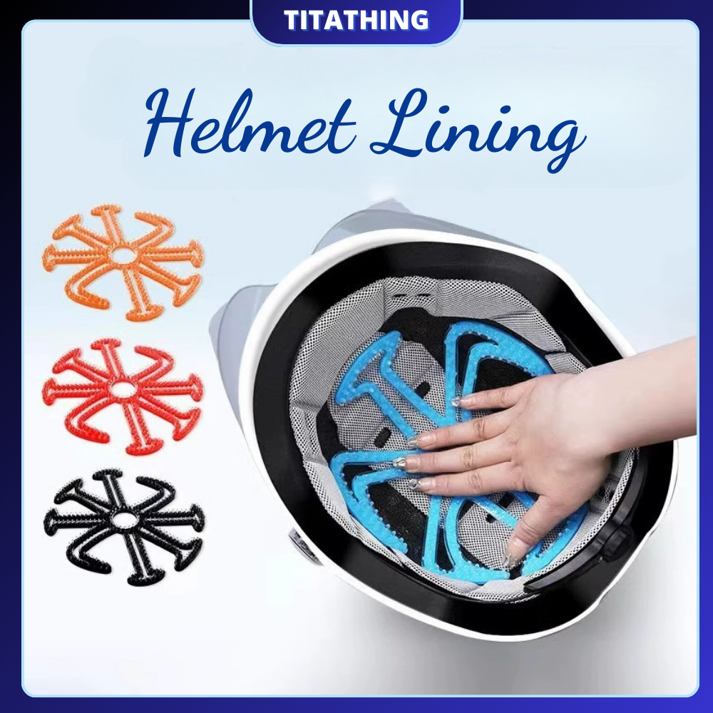 Helmet Inner Lining Silicone Pad Inner AntiPressure Hair Pad Cycling ...
