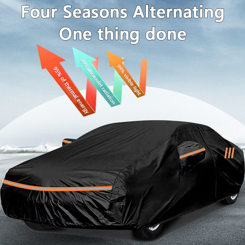 Car cover, full surround Three-layer Oxford cloth insulation, scratch ...