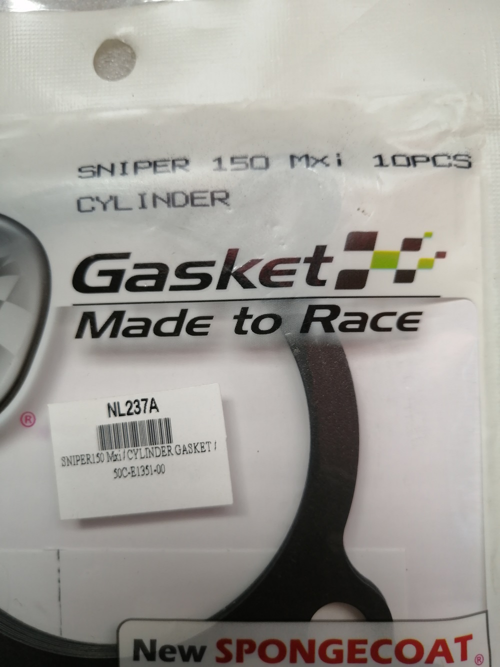 Apple Cylinder base Gasket for Yamaha Sniper 150Mxi (NL 237A)- SOLD AS ...