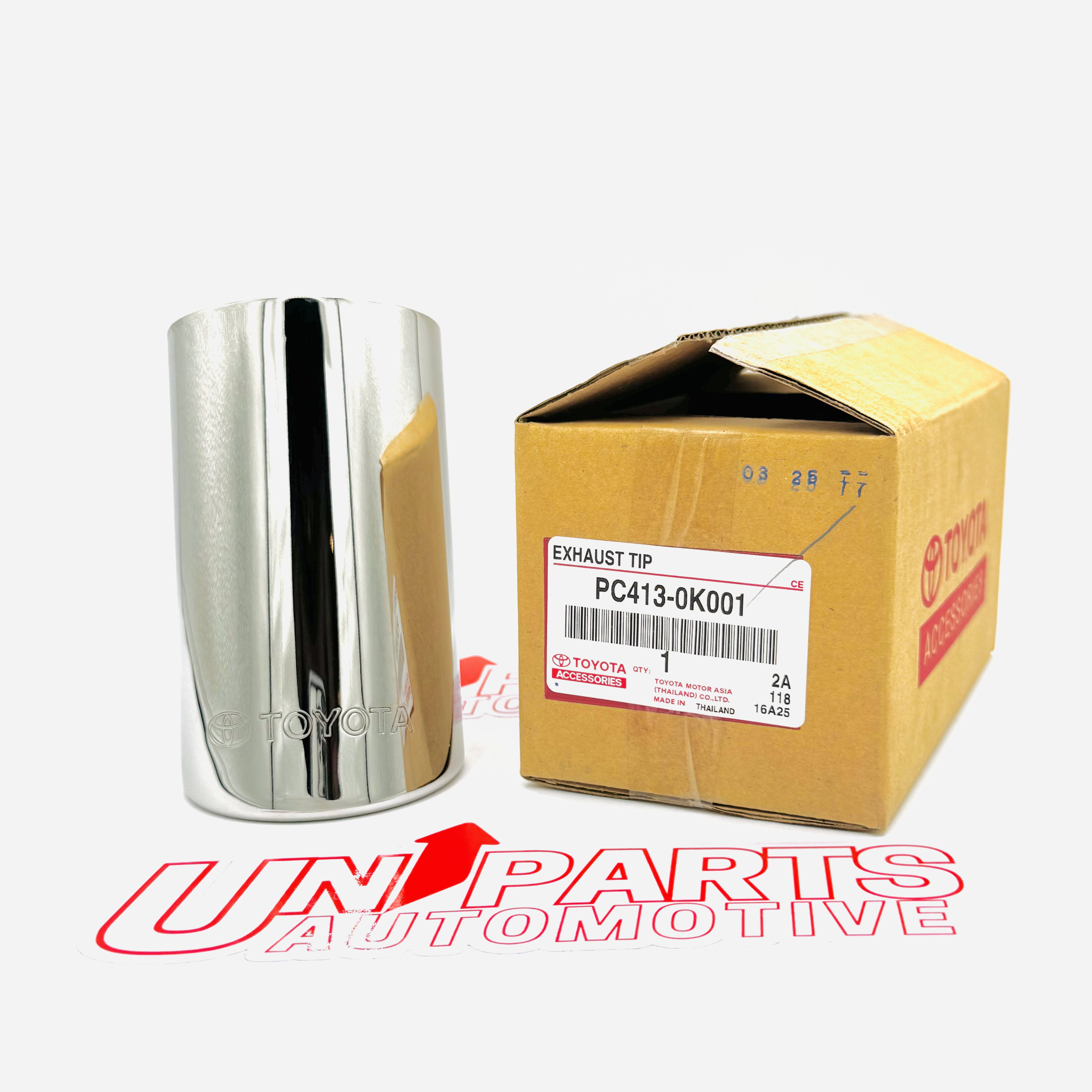 Toyota Muffler Tip Toyota Fortuner [2016 - 2025] - Toyota Hilux [2016 ...