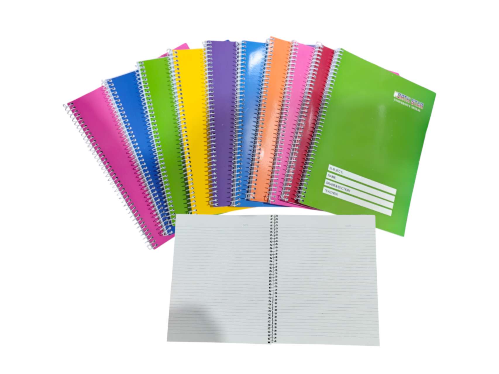 10PCS SCHOOL NOTEBOOKS BIG AND SMALL YARN/SPIRAL/COMPOSITION/WRITING ...