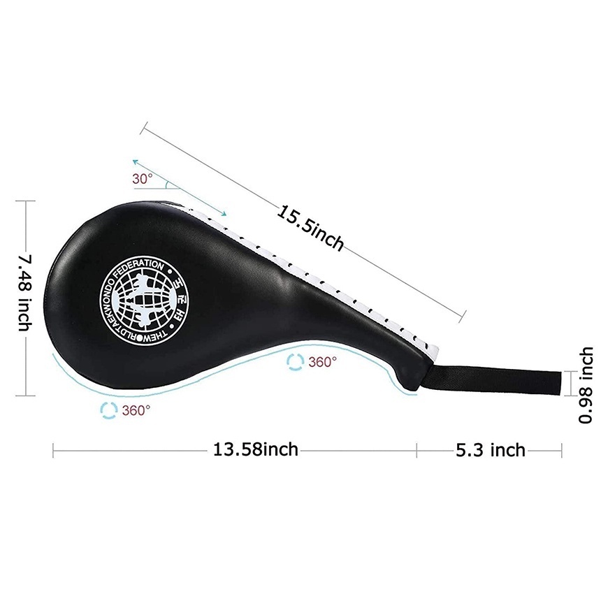 2pcs Taekwondo Kick Paddle Target Pad Taekwondo Exercise Training Foot ...
