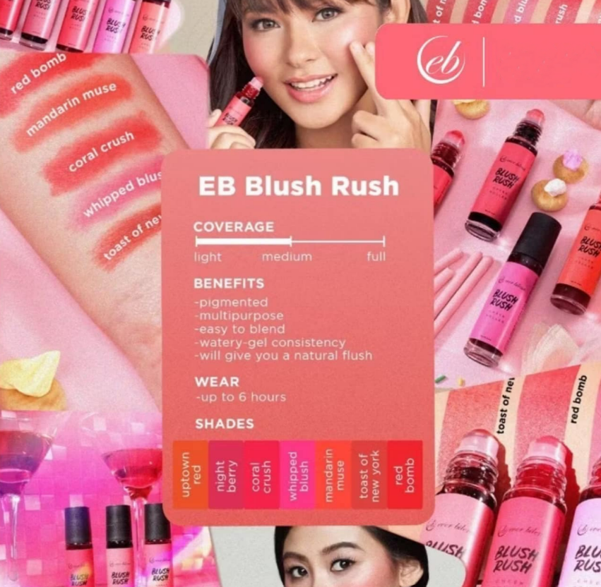 Ever Bilena Blush Rush Cheek Roller 8.5ml [Liptint, Cheek Tint, Multi ...