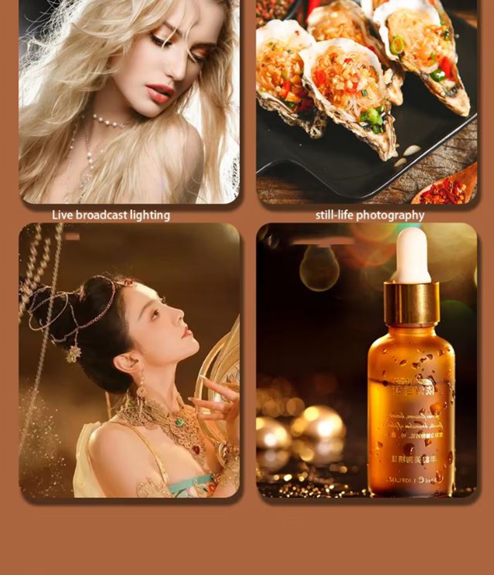 10/ 12 /17 Inch LED Video Baffle Light Panel with Tripod Stand & Remote ...