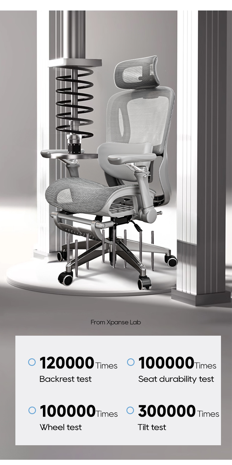 Xpanse Ergonomic Chair 8D Armrest Office Computer Chair Reclining Chair ...