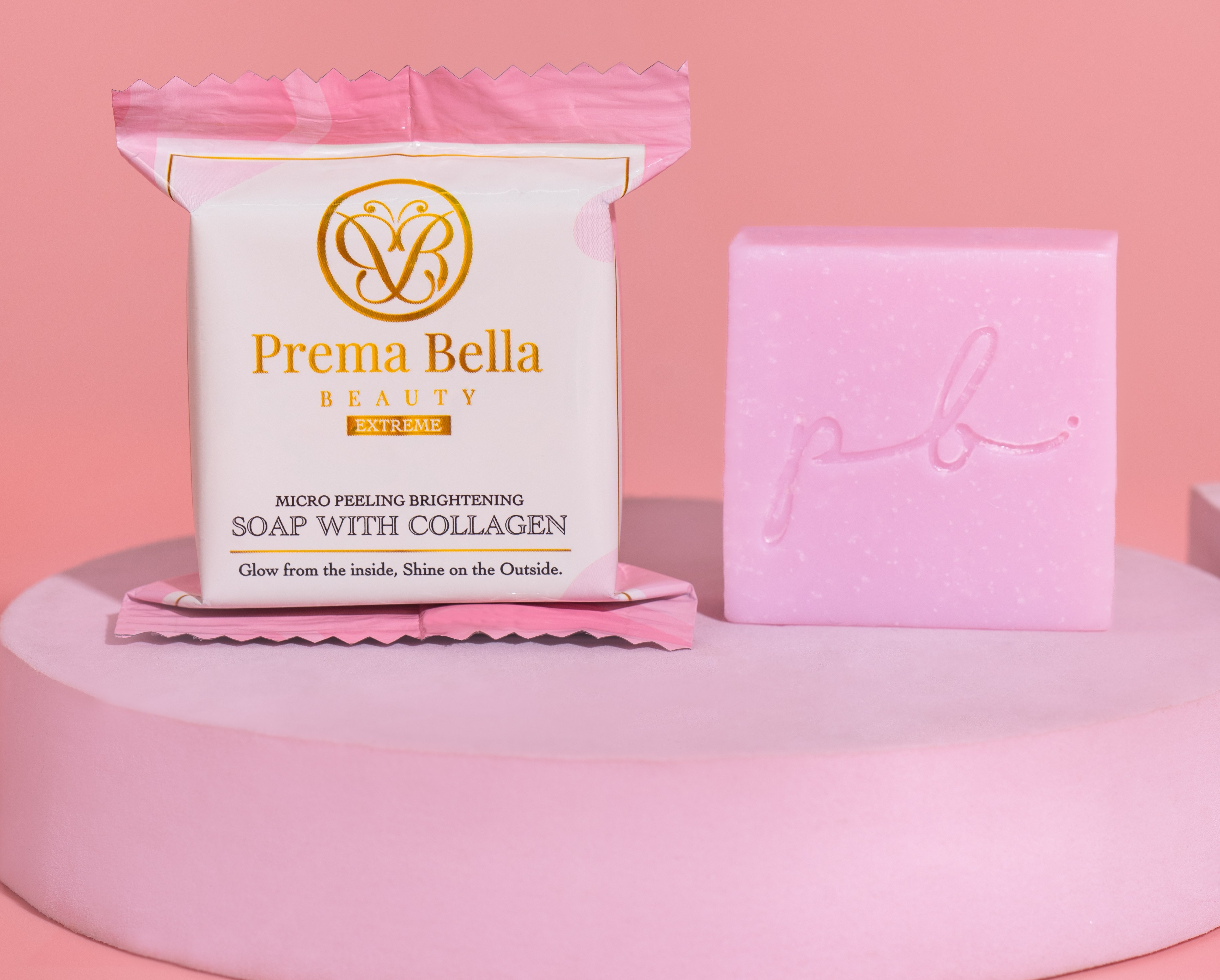 Prema Bella Beauty Micro Peeling Brightening Soap with Collagen EXTREME ...