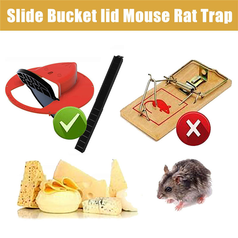 Rat Trap Upgrade Flip Lid Automatic Flip Dual Channel Multi-catch ...