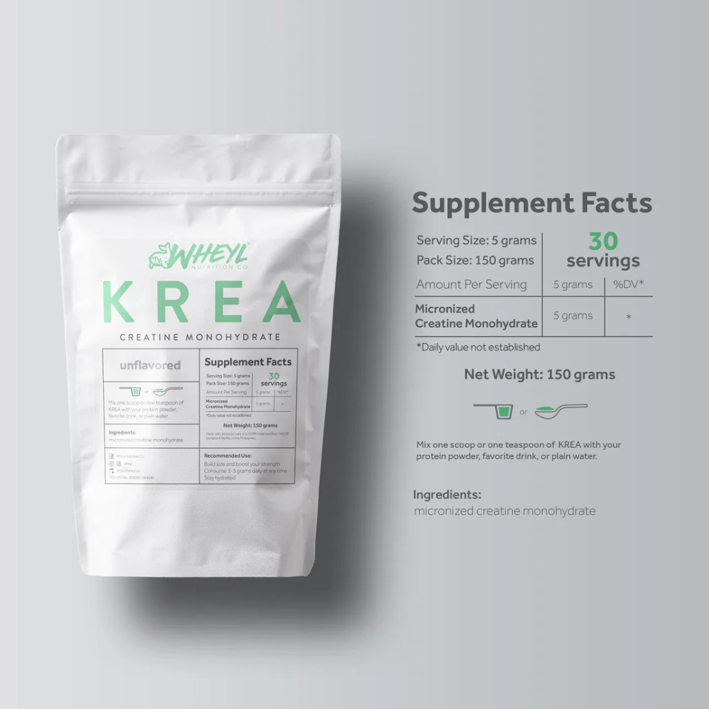 Wheyl Nutrition - Krea Creatine Monohydrate Unflavored 30 & 60 servings ...