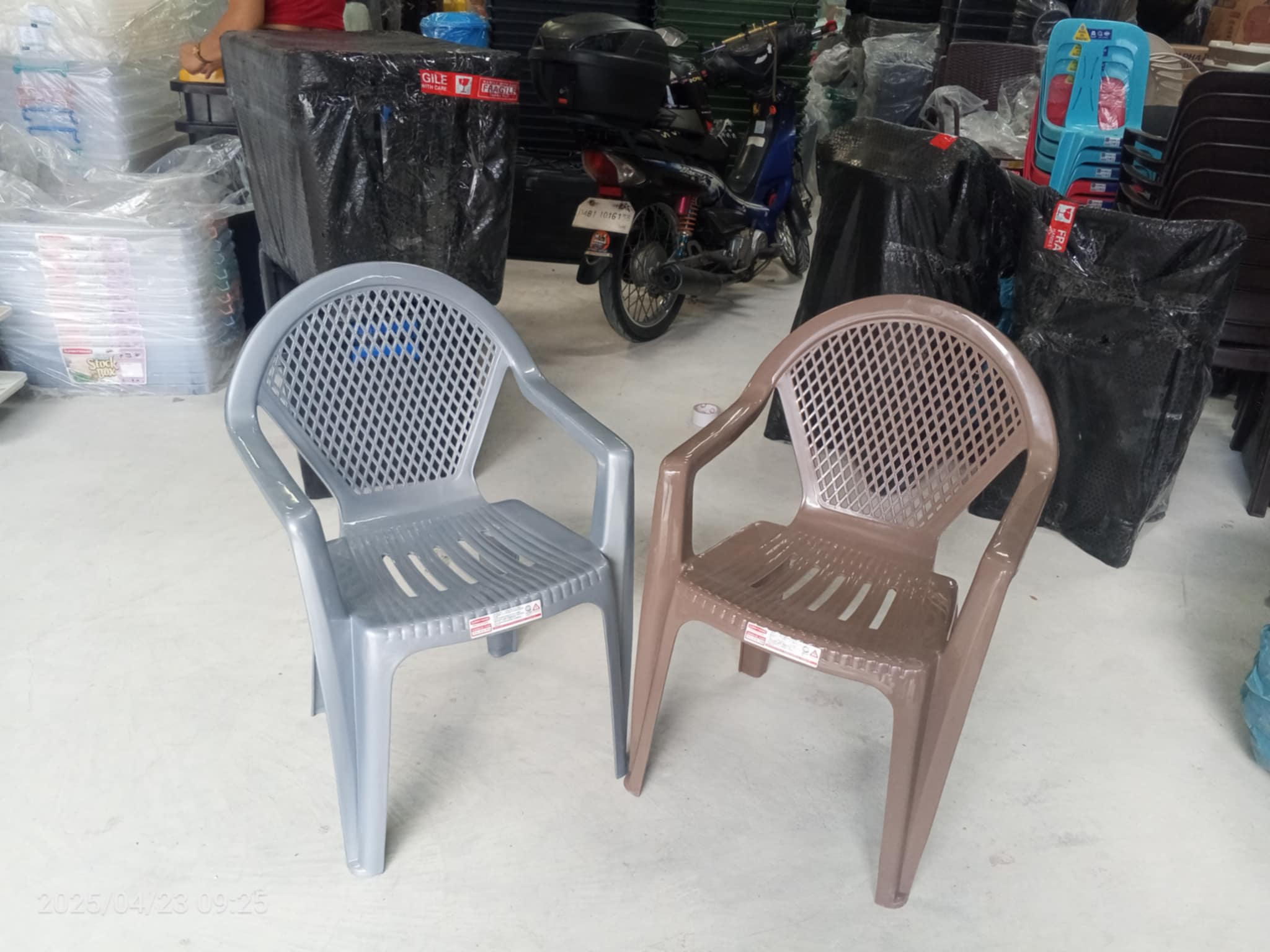 MONOBLOC CHAIR WITH ARM REST (#9713) SUNNY WARE MONOBLOC CHAIR WITH ARM ...