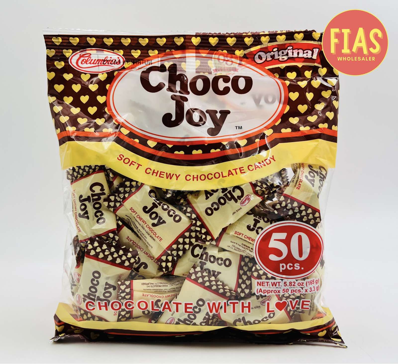 50 pcs Choco Joy Soft Chewy Chocolate Candy | Shopee Philippines