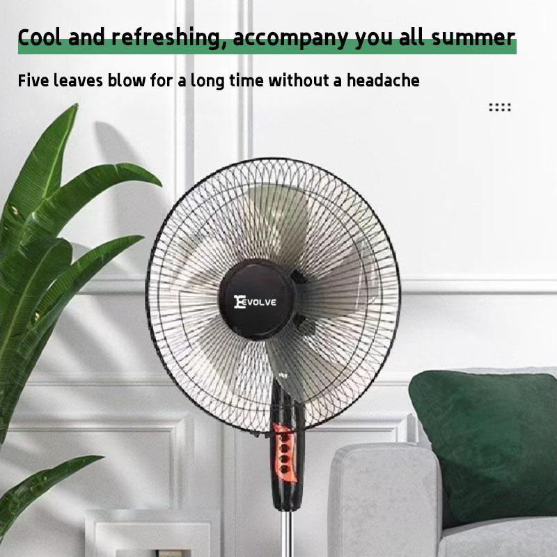 electric fan with stand 16Inch Silent Fan 3 speed stand fan 5 Blades ...
