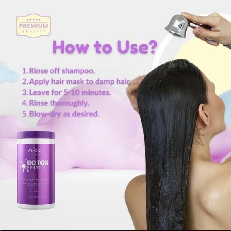 Kormesic Botox Keratin Hair Treatment Mask Collagen Hair Straightening ...