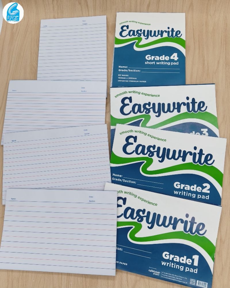 Easywrite Writing Pad Grade 1,2,3,4 - 80 Leaves- ( 2 pads) | Shopee ...