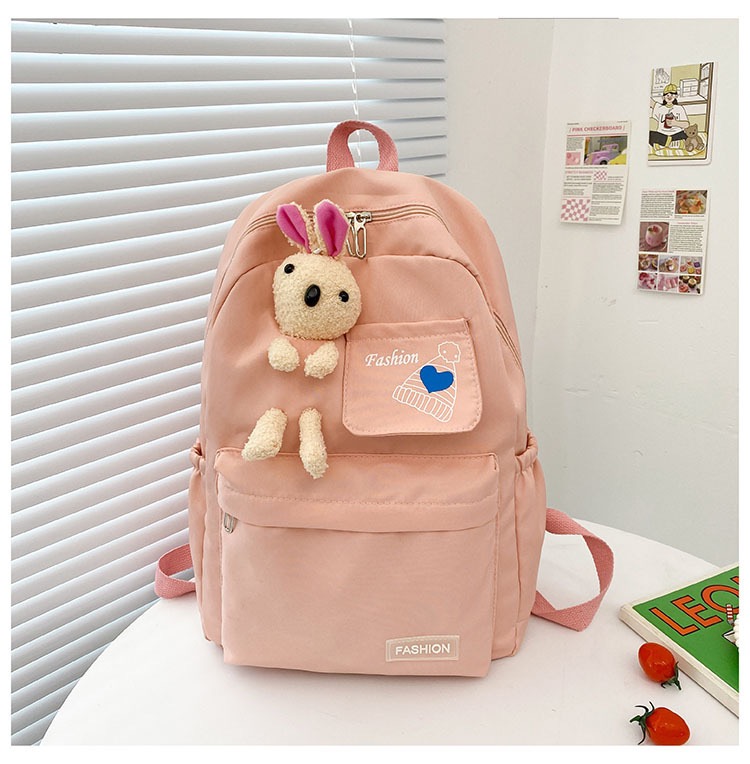 Mumu 9085 Cute Rabbit Girls Back Pack School Students College Bag For ...