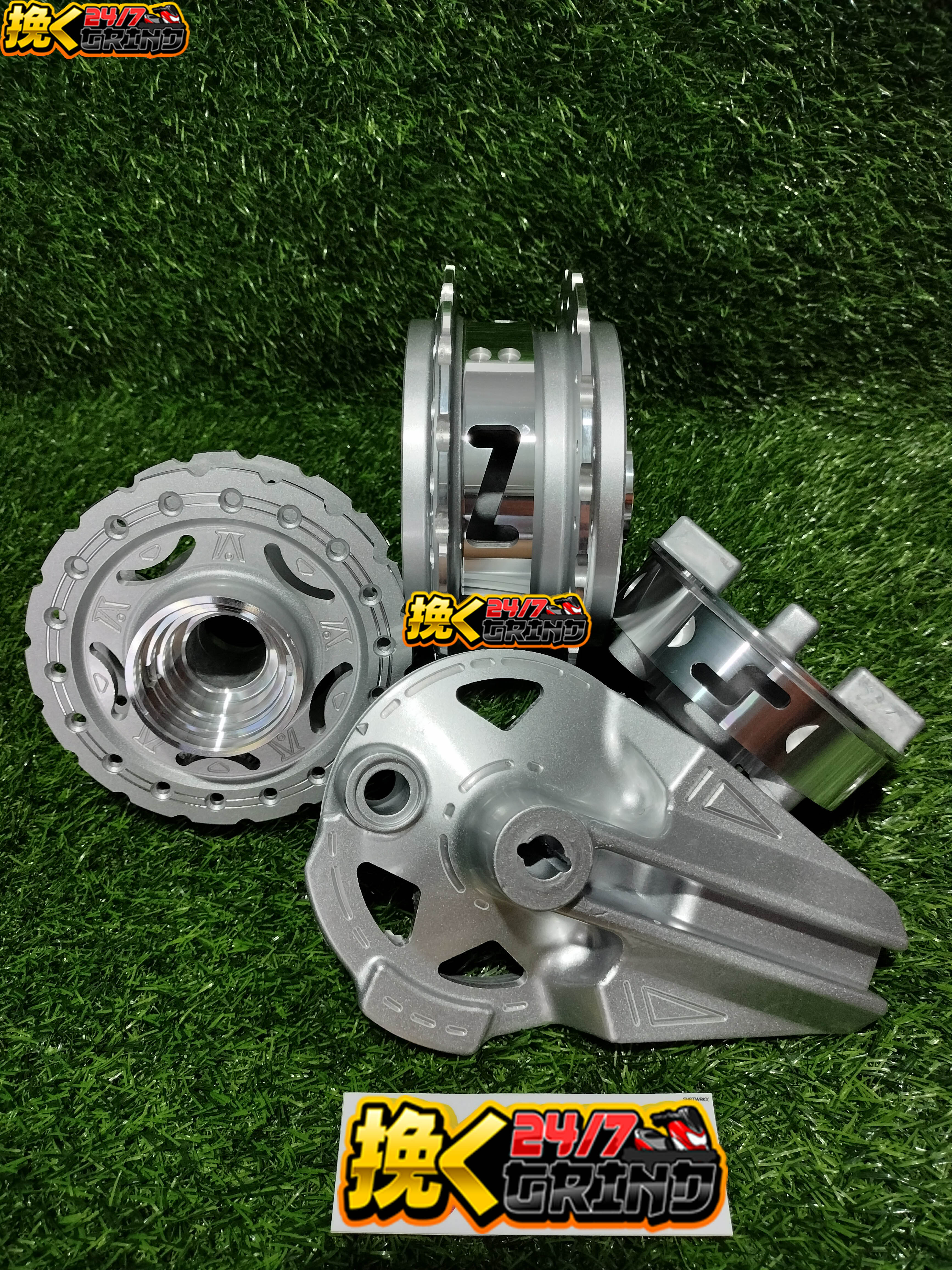 YASAKI LIGHTEN HUB SET THAILAND ORIGINAL (BLACK) FOR WAVE / RAIDER ...