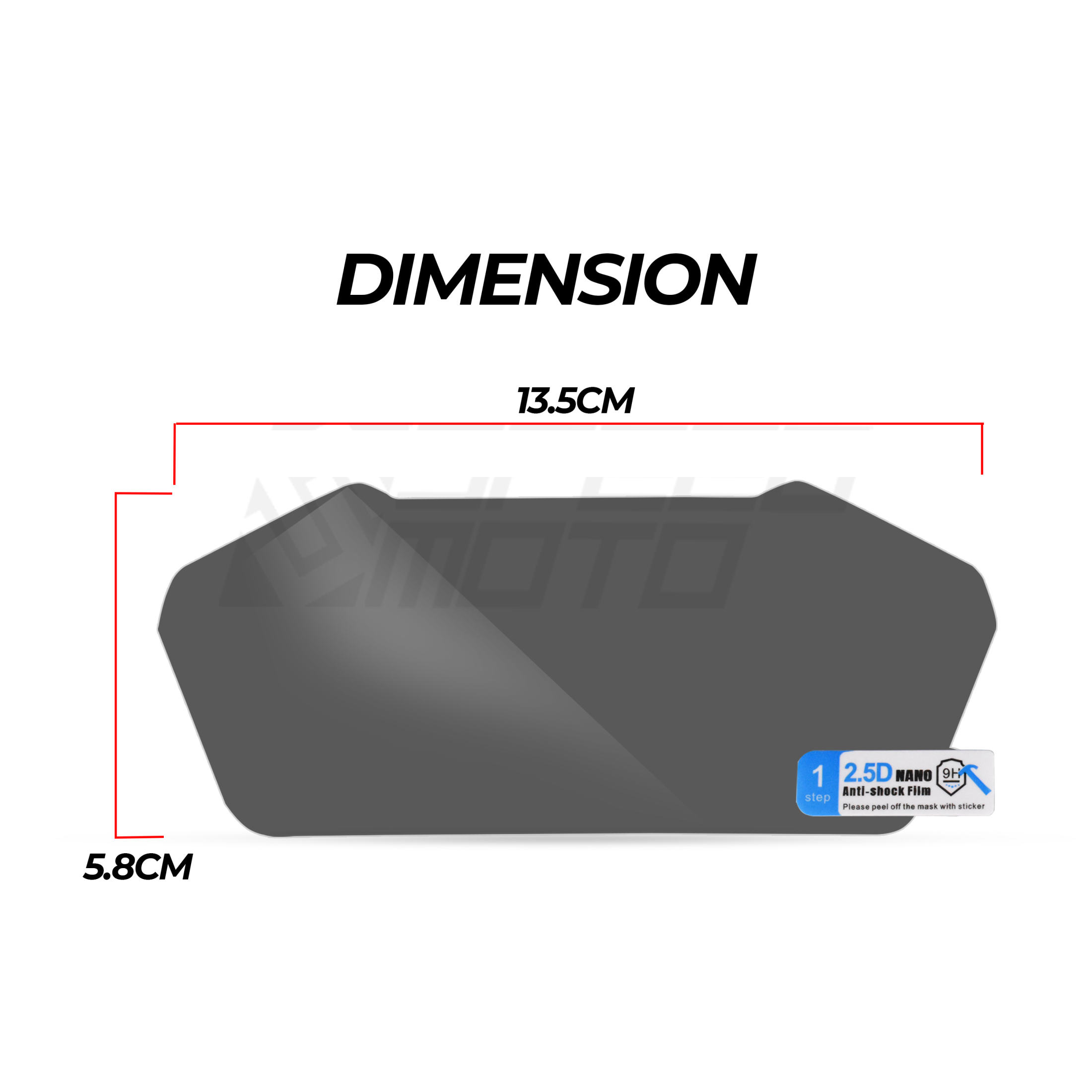 HONDA CLICK V3 CLICK V2 SPEEDOMETER GAUGE 9D SCREEN PROTECTOR ANTI ...