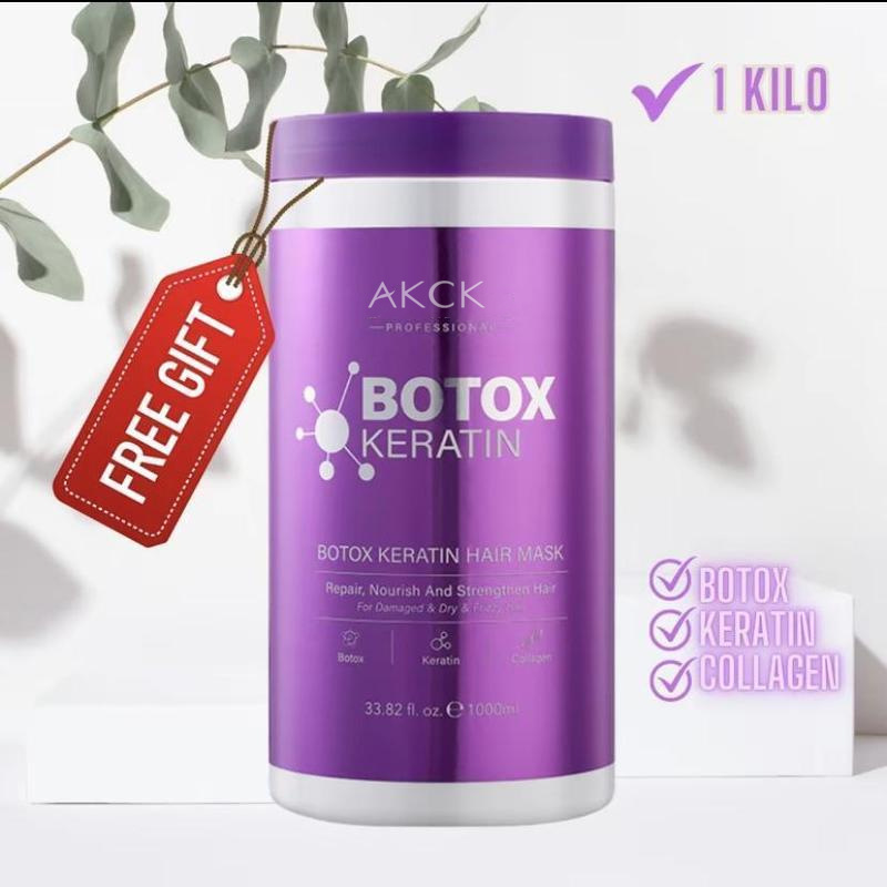Botox Keratin Hair Treatment Mask Collagen Hair Straightening Organic ...