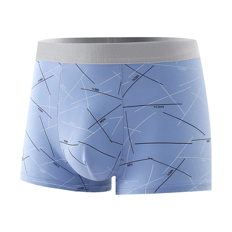 5-piece set of men's boxer briefs, pure cotton sterile lining, soft ...