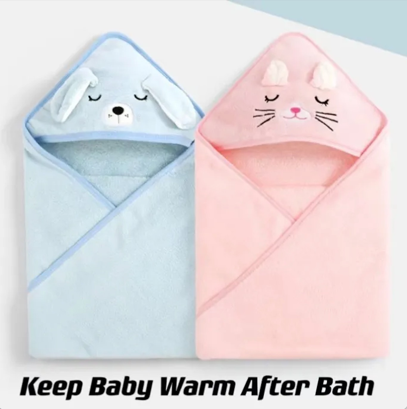Baby Hooded Blanket Set,Ideal for Bath Time.Unisex Pranela Towel ...