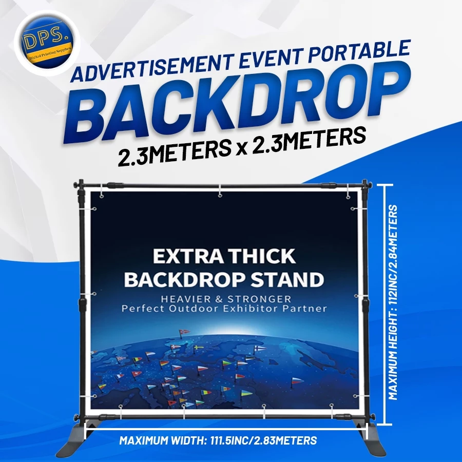 DPS Portable Backdrop Stand 2.3m x 2.3m OR 2.3m x 3m| Party and Event ...