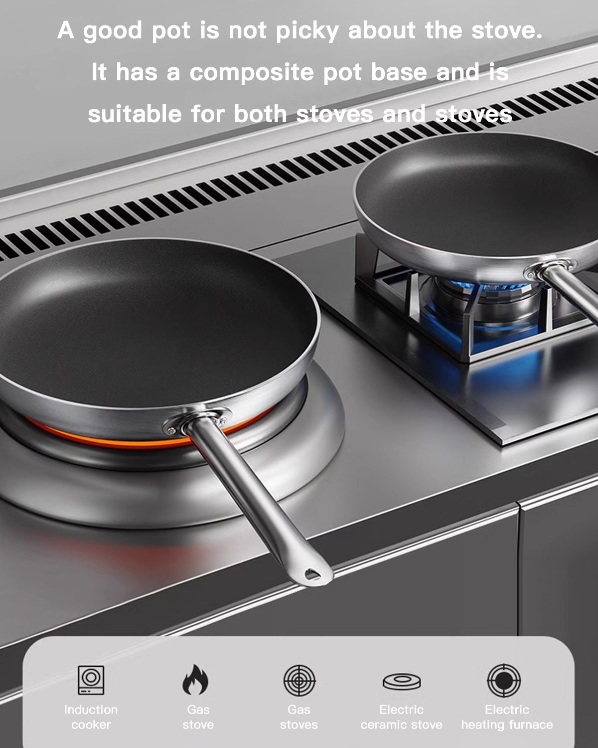 Blue Cat Japan Original Black Non Stick Frying Pan 18/22/26/30/32/34 ...