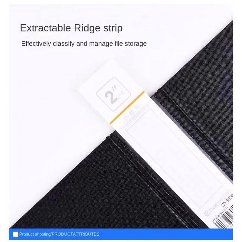 Folder A4 Long Side 2 Ring Lever Type File Clip Thick Durable Folder ...