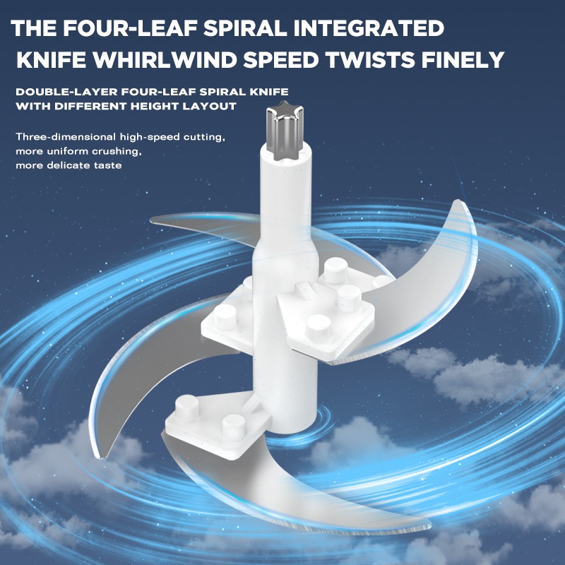 5L Meat Grinder 3 Speed Food Processor Electric 5 Blades Heavy Duty Multi-Function Grinder ...