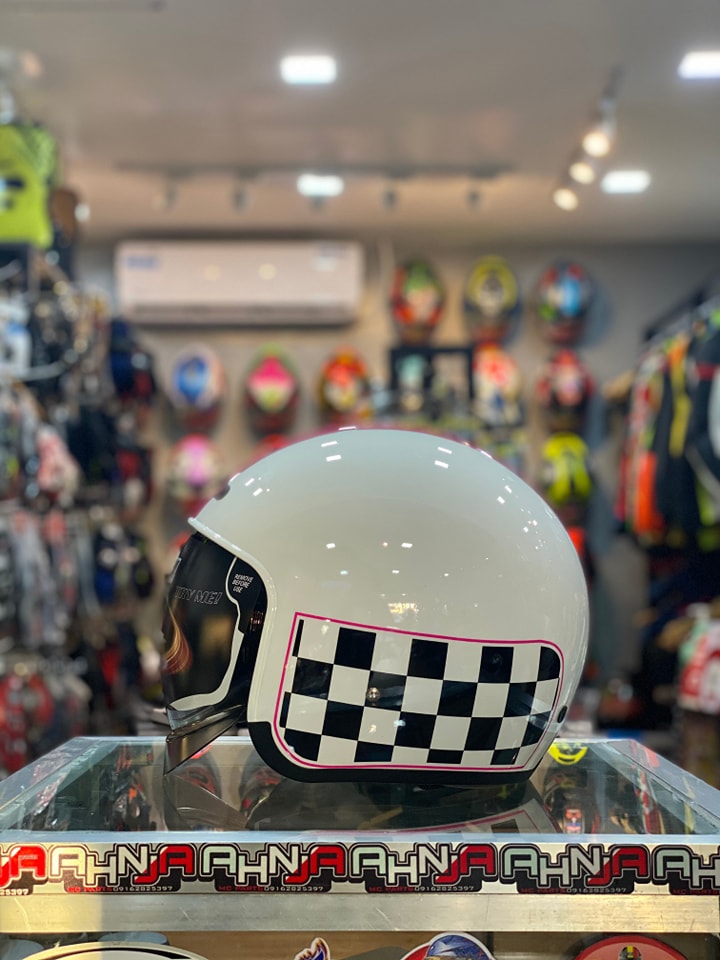 Zebra 603 Classic Helmet Motorcycle Half Face Men And Women Retro ...
