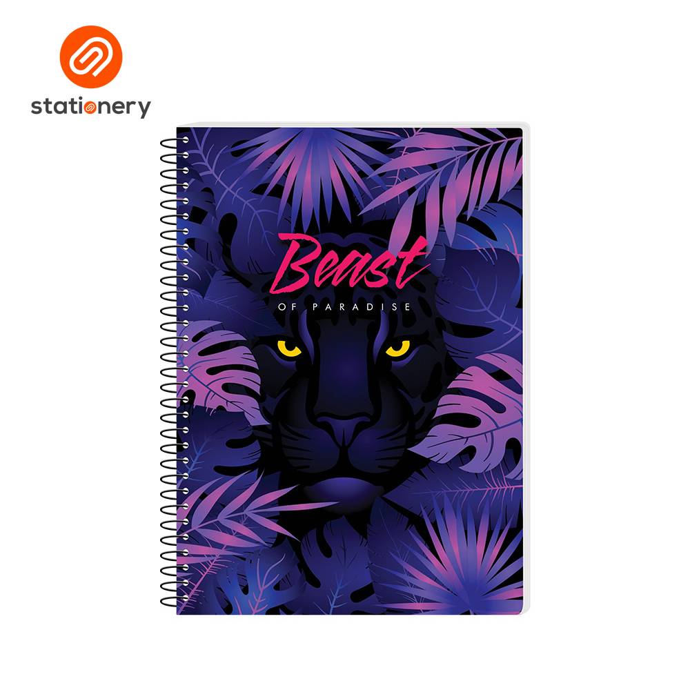 Advance Spring Leaf Spiral Notebook Black Collection Pack of 5 | Shopee ...