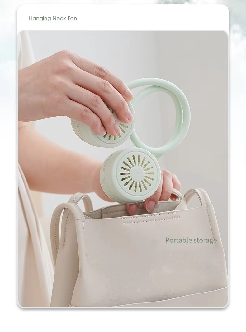 Tixx Mini Hanging Neck Fan bladeless fan portable electric head fan ...