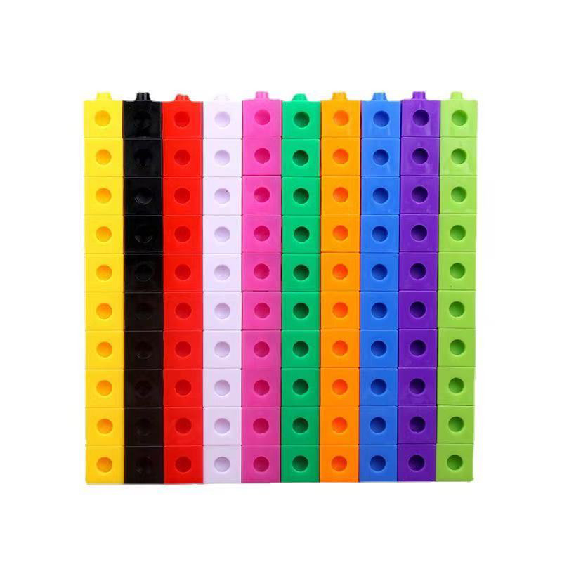 100pcs 2CM Math Linking Cubes Blocks Snap Cube Links Numberblocks Cubes ...