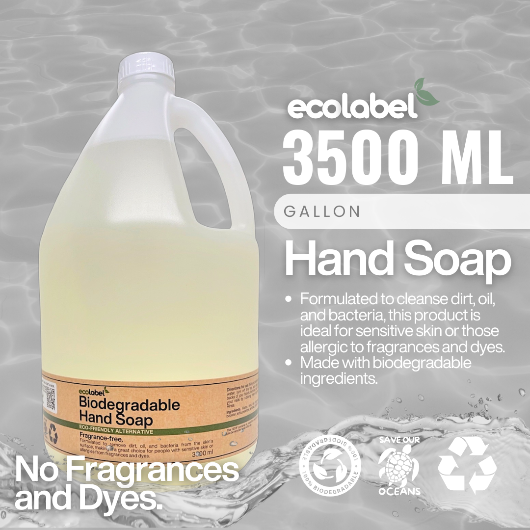 Eco-friendly Biodegradable Liquid Hand Soap Fragrance-free Unscented ...