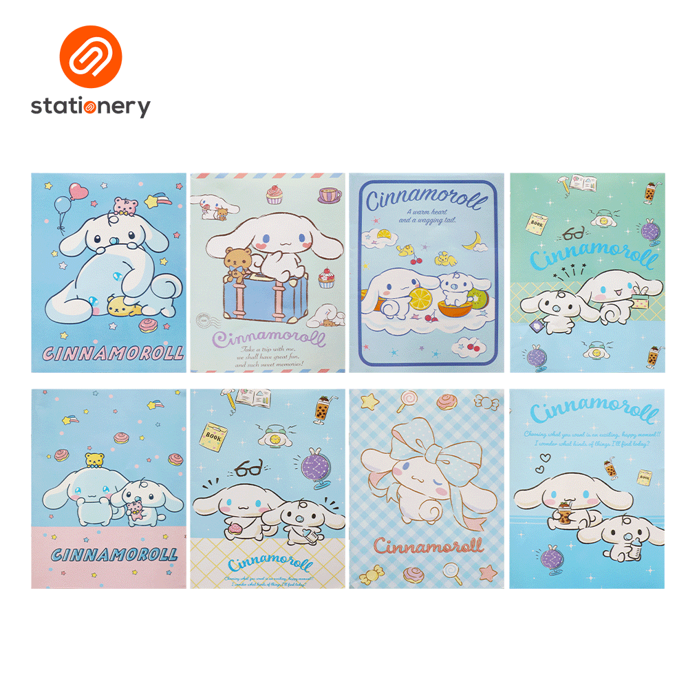 Cinnamoroll Writing Notebook 80lvs Pack of 8 | Shopee Philippines