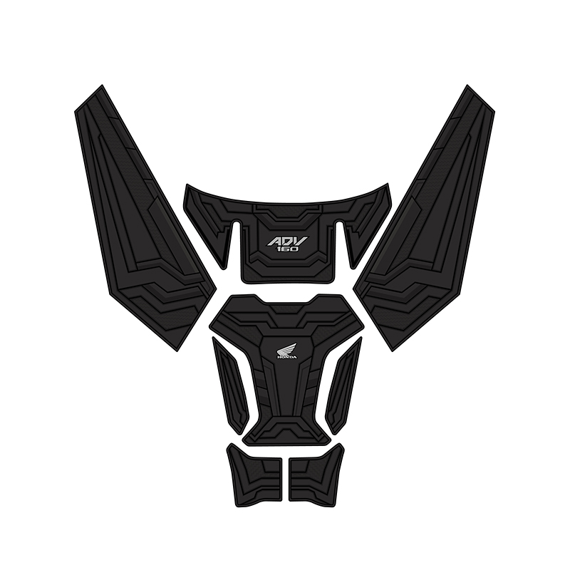 Tank Pats Rubber Protector Honda ADV 160 Premium Rubber Embossed Thick ...