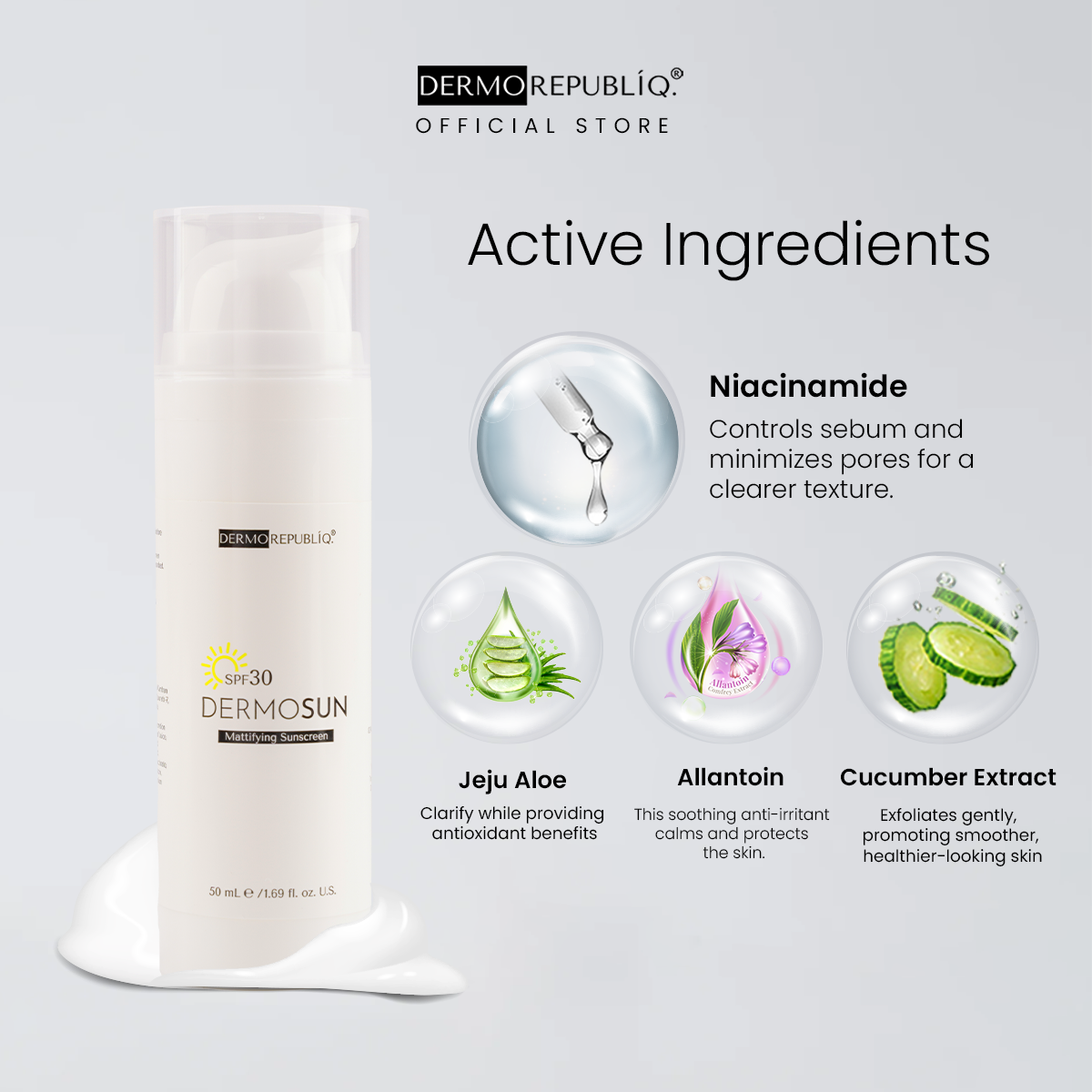 Dermorepubliq DermoSun Mattifying Sunscreen SPF30 | Shopee Philippines