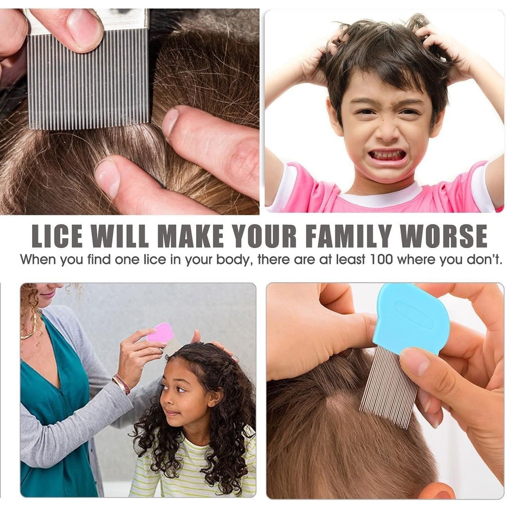 1/2/5pcs Lice Terminator Stainless Steel Remove Dandruff Magic Suyod ...