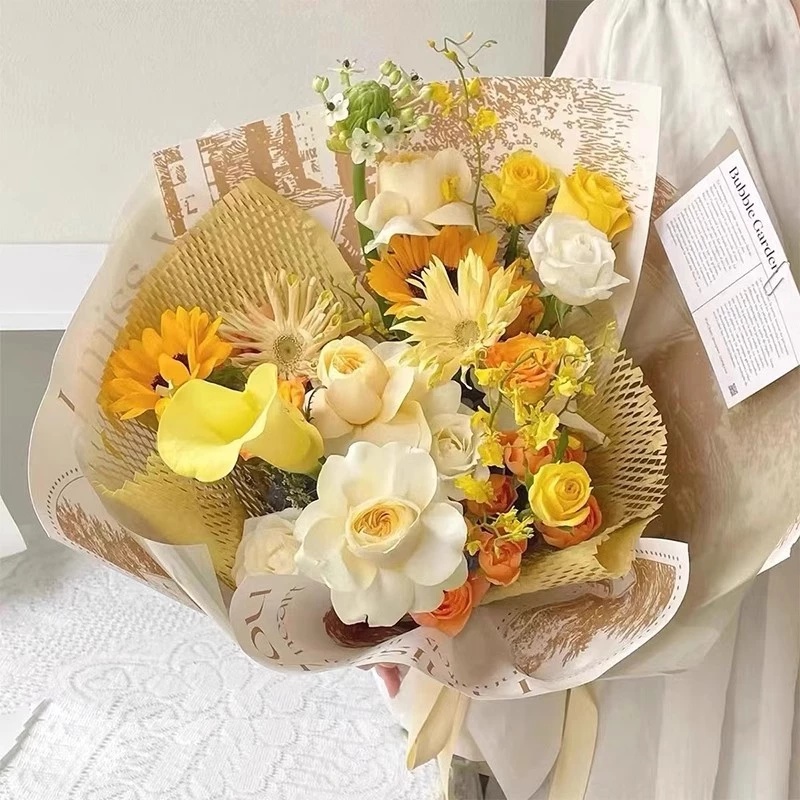 10pcs丨Colorful Honeycomb Paper Wrapper Packaging Diy Decorate Flower ...