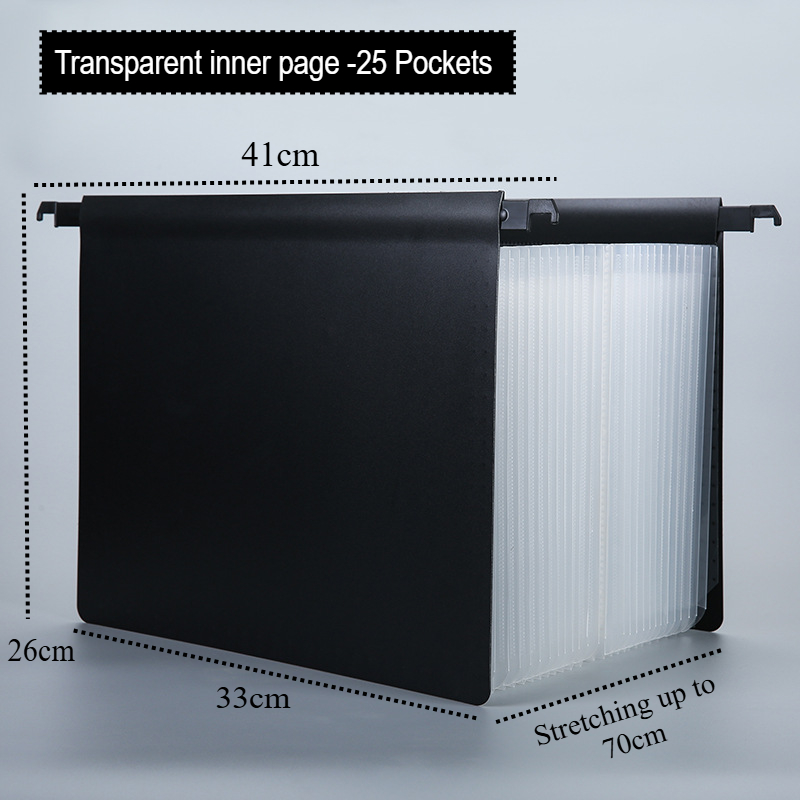 Hanging Expanding File Folder 13/25 Pockets Desk Paper Document ...