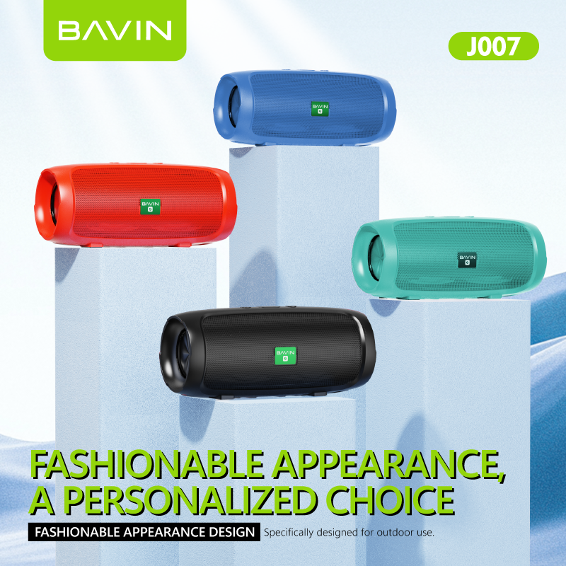 BAVIN J007 Portable Bluetooth Wireless Speaker Splashproof W/ TF Card & USB Port | Shopee ...