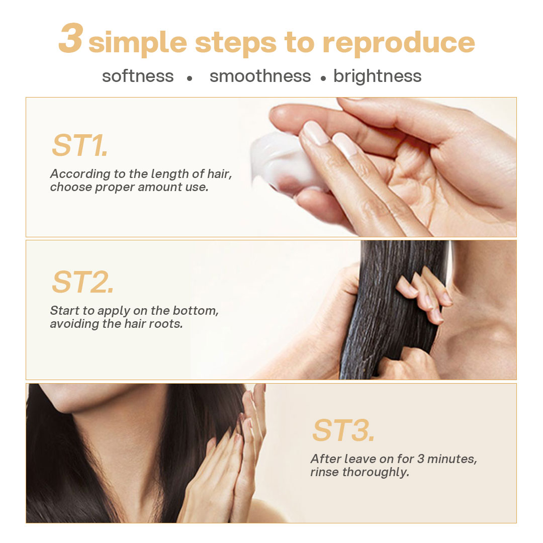 WELL HAIR Hair Mask Treatment Care Maintenance Moisturize Repair Damage ...