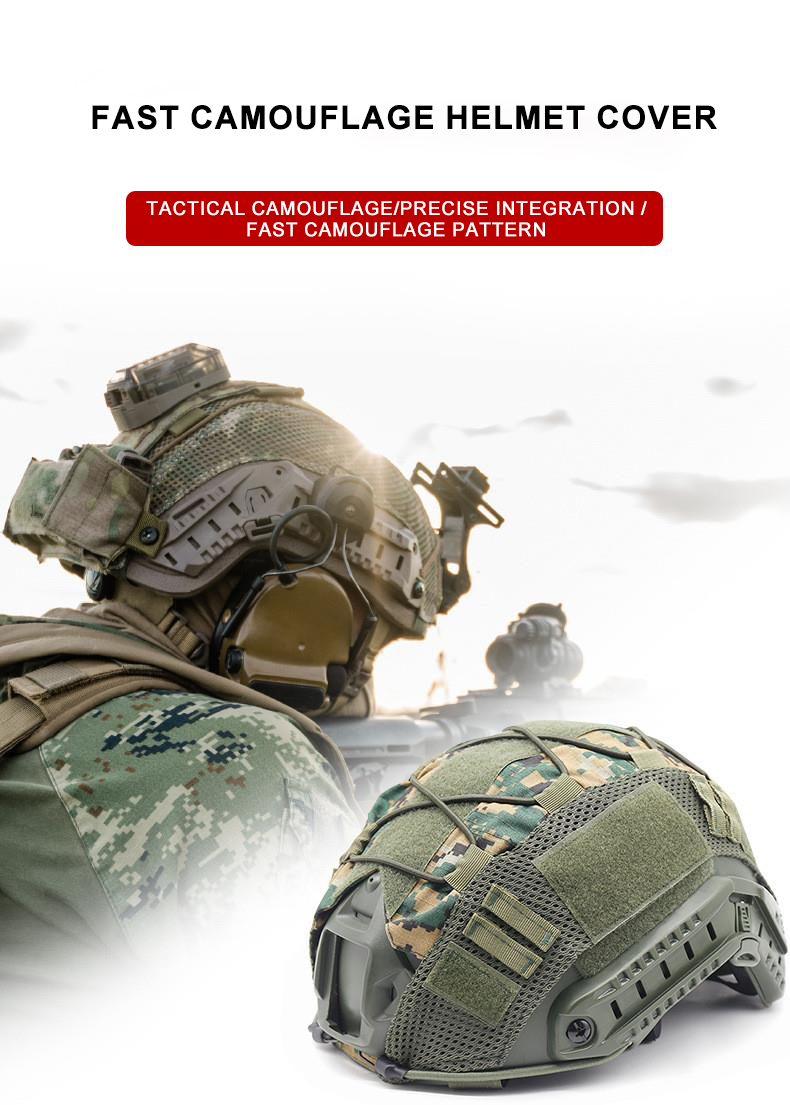 FAST SF tactical helmet multifunctional luxury helmet cover cloth ...