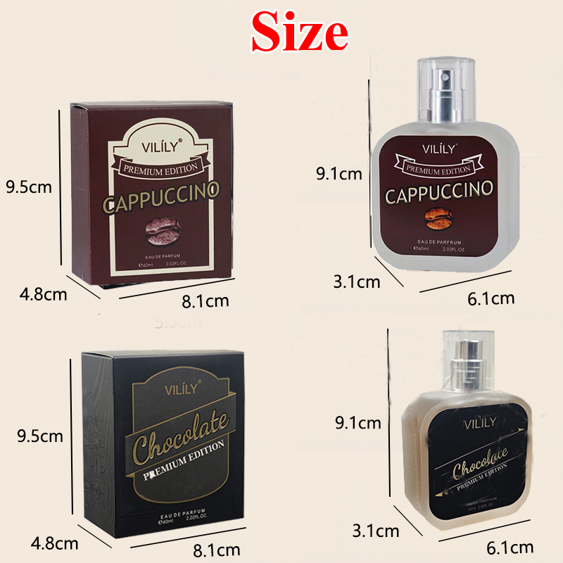 VILILY chocolate Perfume - Long-Lasting Fragrance Collection, 60ml ...