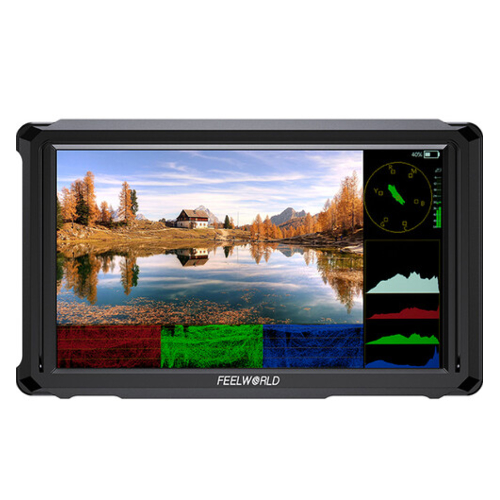 FEELWORLD FW568 PRO 6" IPS On Camera LCD Video Monitor w/ HDR DCI 4K ...