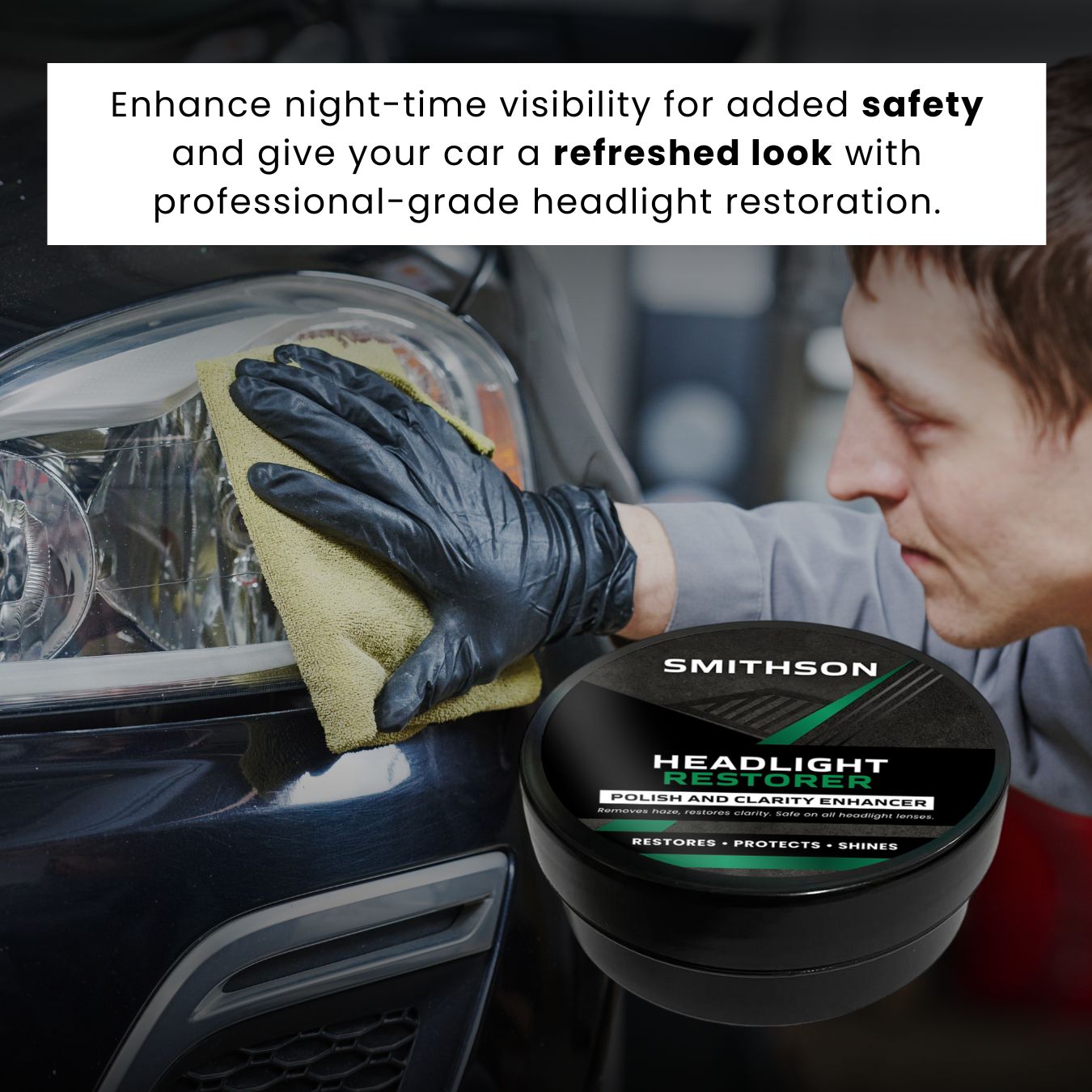 Smithson Headlight Restorer 60ml Lubricant and Polishing Compound for ...