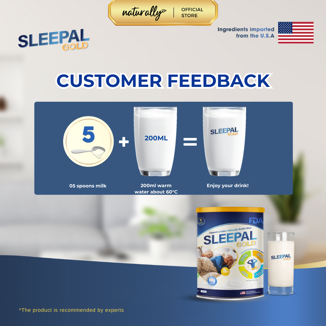 Effective Sleepl Gold colostrums milk improve sleep quality Reduce ...