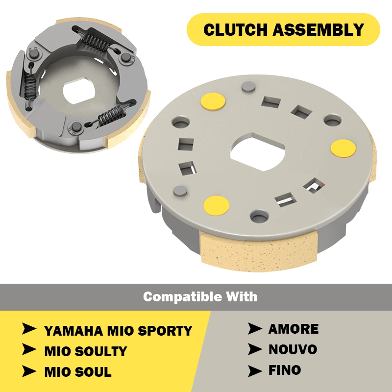 POWER Clutch Lining Mio Sporty Assembly with Bell and Torque Drive ...