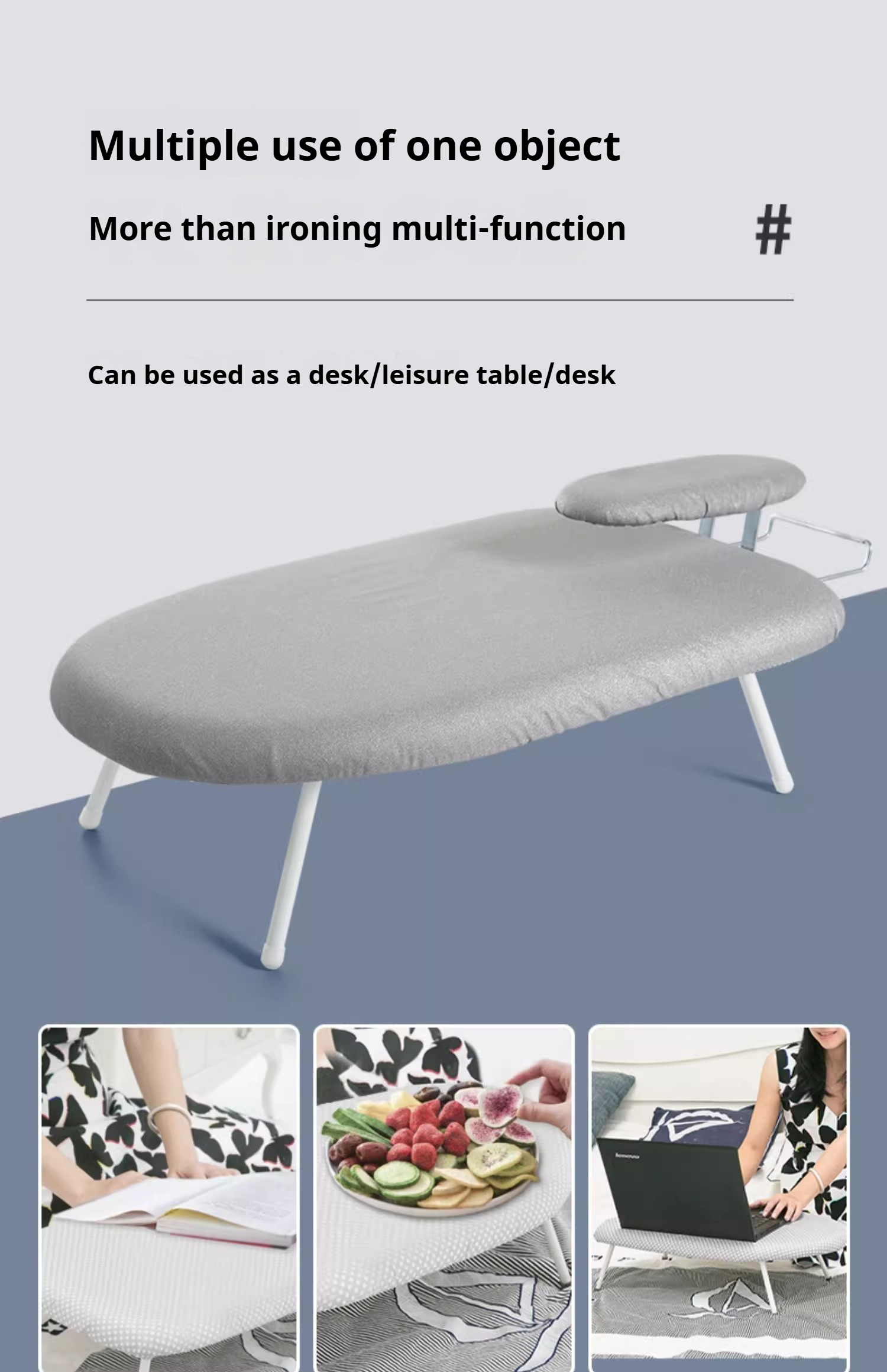 Ironing Board Foldable Set With Metal Bracket Three Sizes Available ...