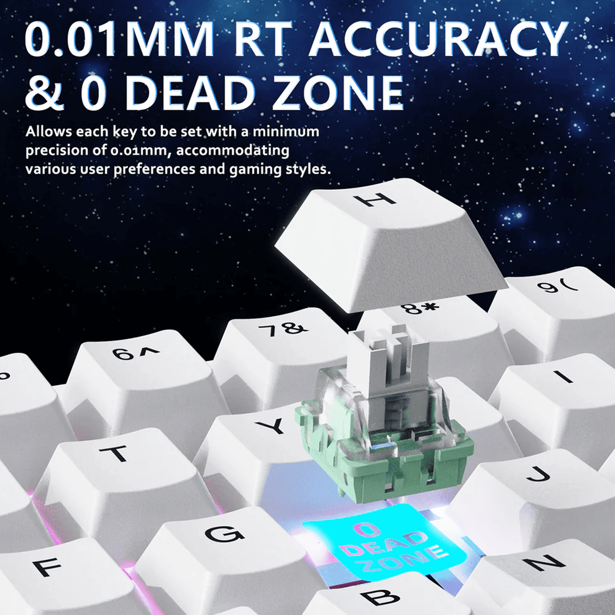 Attack Shark X65 HE 65% Wired 8KHz Rapid Trigger Mechanical Gaming ...