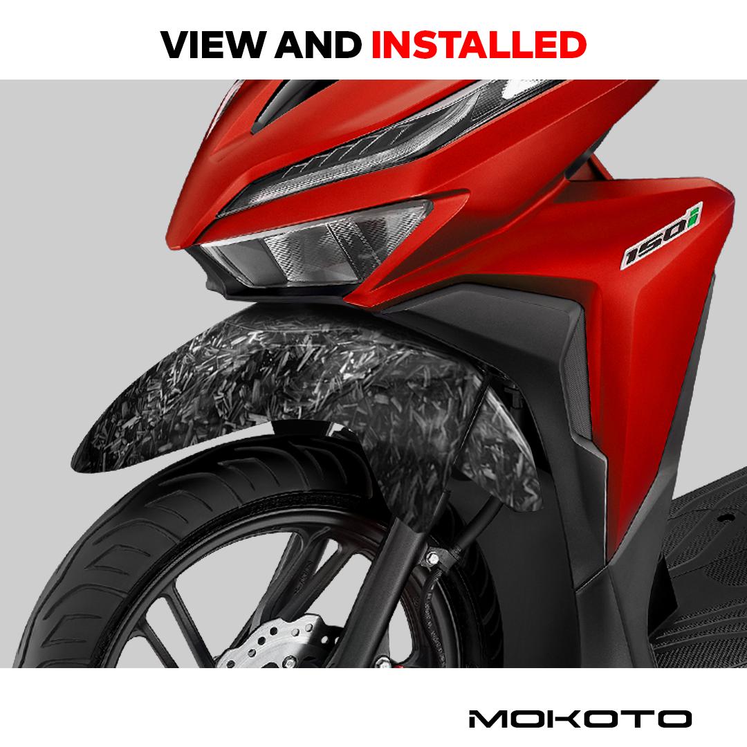 MOKOTO HONDA CLICK V2 FRONT FENDER GLOSSY AND MATTE FINISH FOR HONDA ...